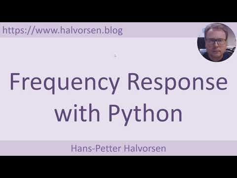 Frequency Response with Python