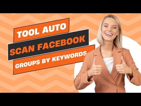 Tool Auto Scan Facebook Groups By Keywords 2025 | Scrape Facebook Group Data