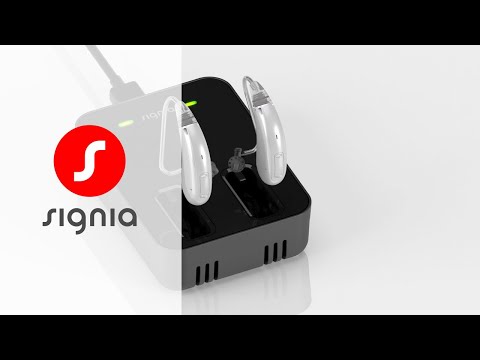 Kaip įkrauti Motion Charge&Go indukciniu įkrovikliu E I Signia klausos aparatai