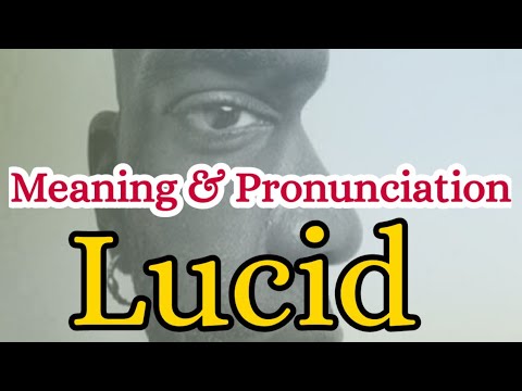 Lucid Meaning In Hindi| Lucid Meaning| Lucid| English Vocabulary Words| Vocabulary English