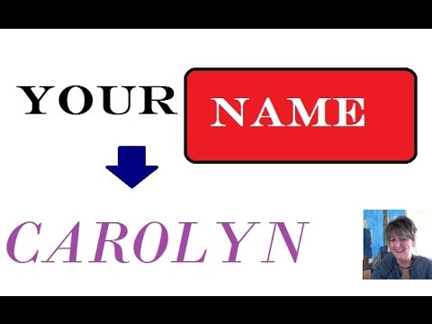 Learn About Neimology Science® What does my Name Mean ? Carolyn