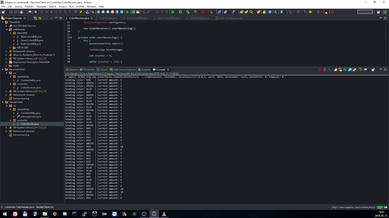 Message Driven Bean Example
