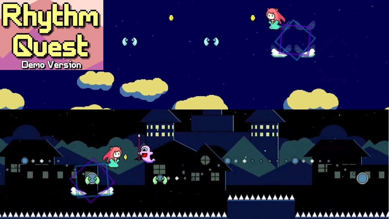 Rhythm Quest Demo (Socking, Skipping and Soaring through everything!)