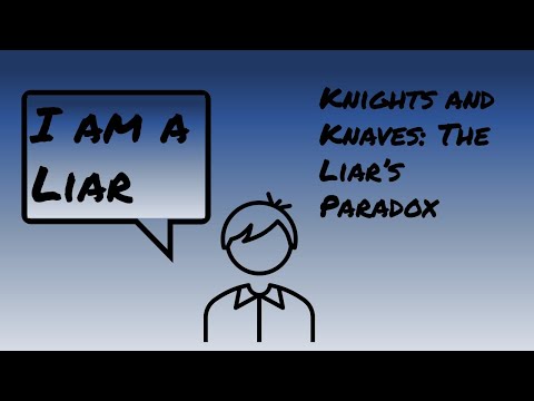 The Liar's Paradox - Famous Logic Puzzle - Introduction to Knights and Knaves