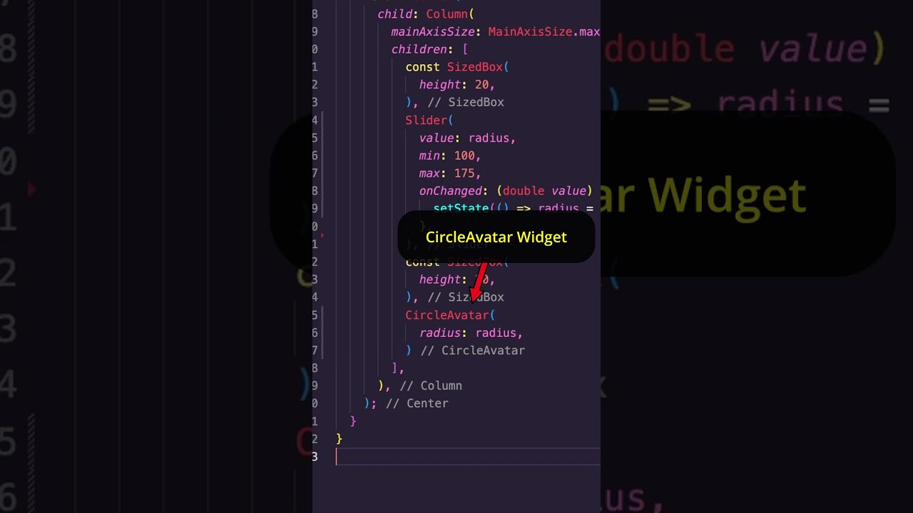 Learn how to use the CircleAvatar Widget in #flutter