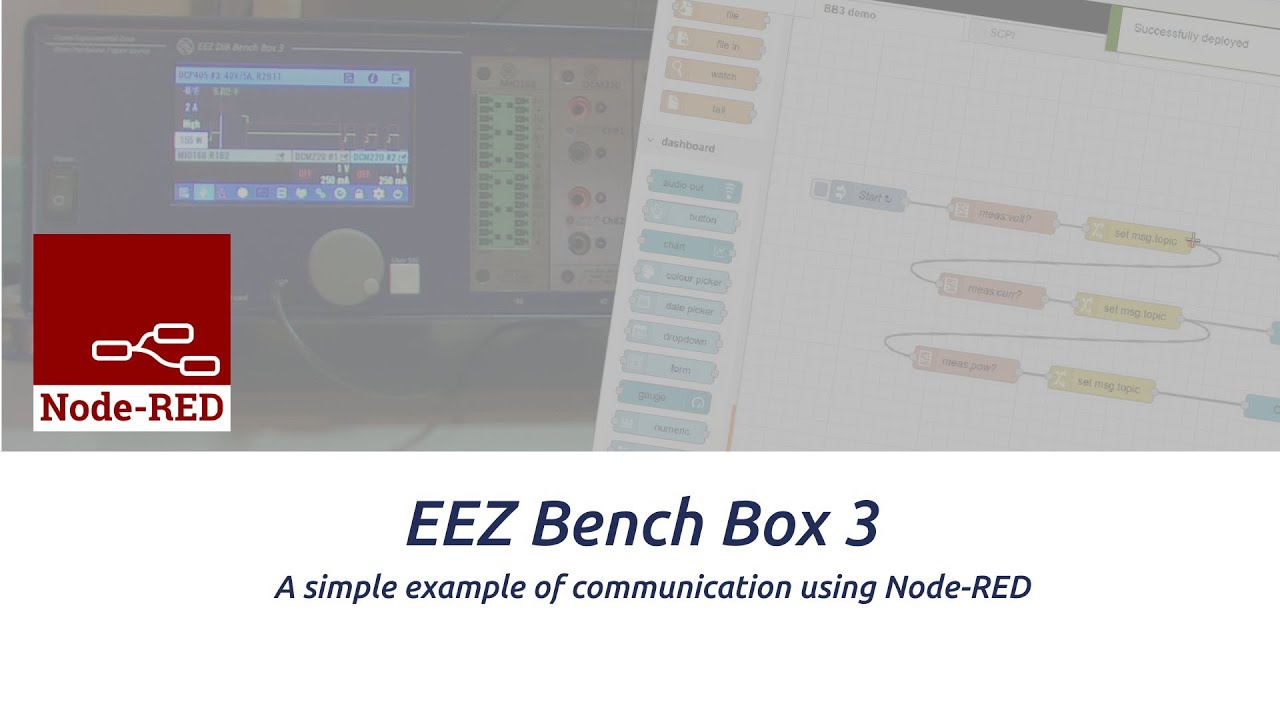The first simple Node-RED example