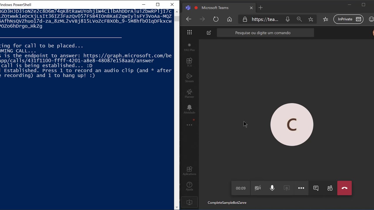 Teams Calling Bot Sample