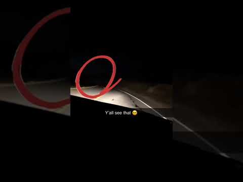 Is that a ghost on a Central California road?