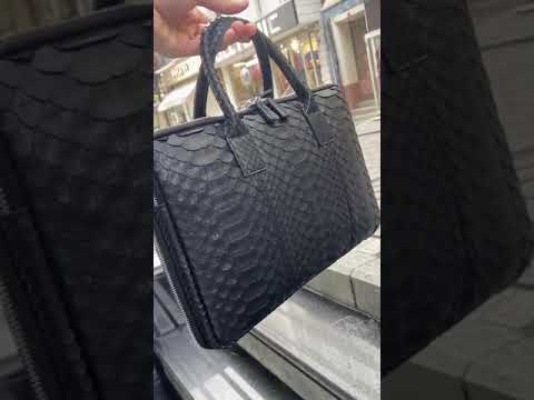Exclusive Handmade Briefcase Genuine PYTHON LEATHER
