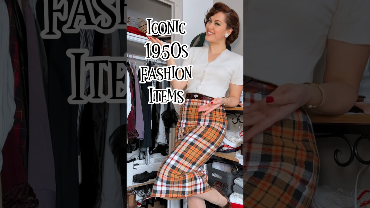 Iconic 1950s Fashion Items #1950sfashion #1950s #vintagestyle