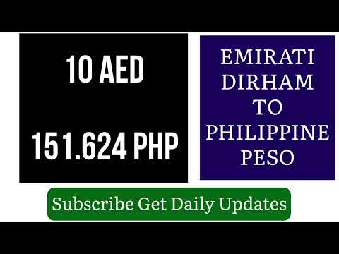 UAE DIRHAM TO PHILIPPINES PESO MONEY EXCHANGE RATES TODAY 12 June 2025 AED TO PHP