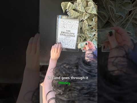 Sophia saves $5050 this 15th birthday year with #100envelopechallenge #100envelope #100envelopes