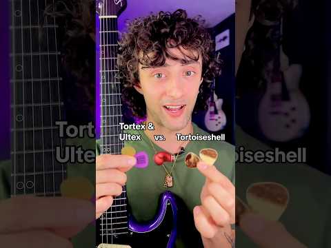 Synthetic Picks vs. REAL Tortoiseshell. 🎸