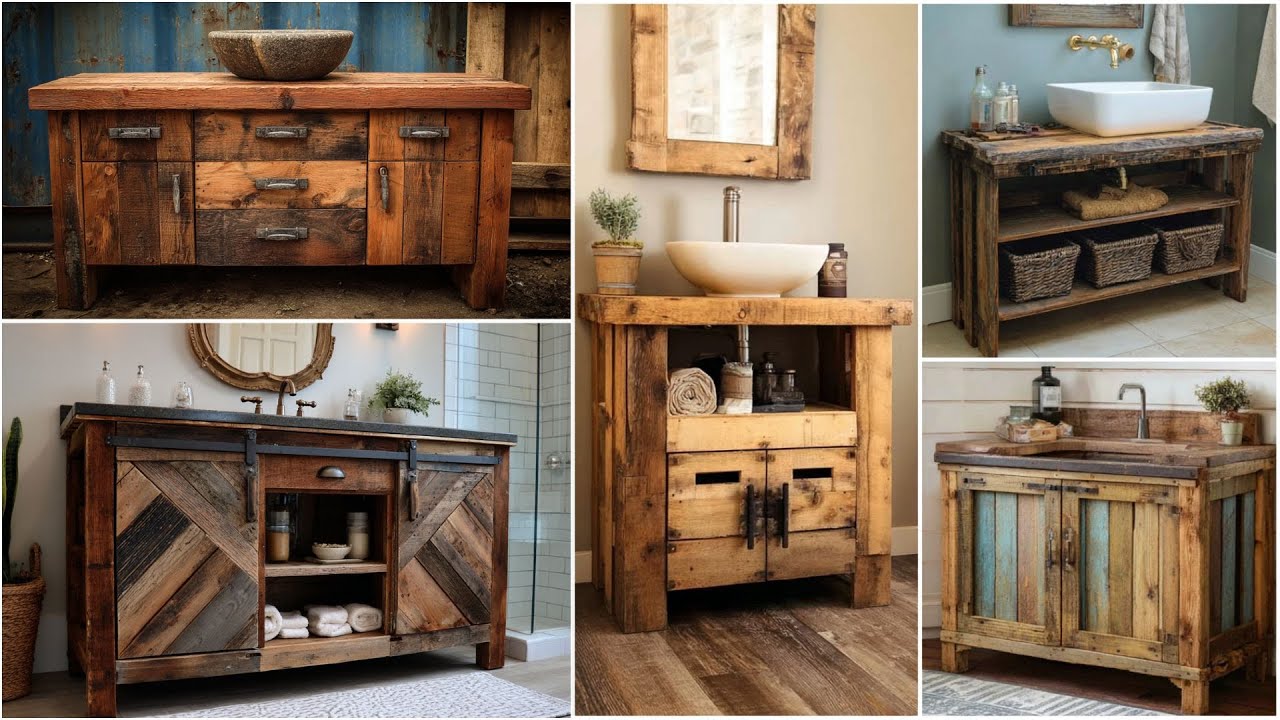 120 Reclaimed Wood Bathroom Vanity Ideas | Rustic & Modern Designs