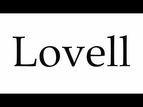 How to Pronounce Lovell