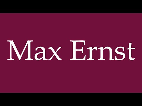 How to Pronounce ''Max Ernst'' Correctly in German