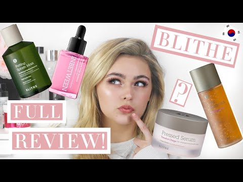 MOST INNOVATIVE SKINCARE EVER?! Full review of BLITHE Korean Skincare!