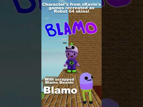 zKevin's Games Recreated as Robot 64 Skins! #shorts