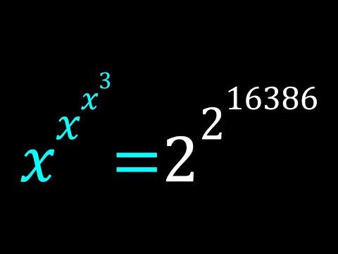 A Gigantic Exponential Equation | Can you solve?