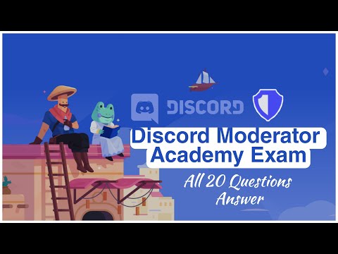 Discord Moderator Academy Exam (2021) | All 20 MCQs Questions Answer | Discord