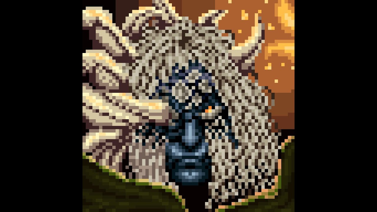 Making Morgott from elden ring in pixel art