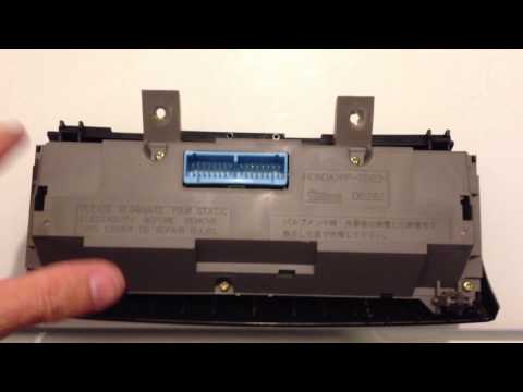 2003 Honda CRV HVAC light replacement part 5 of 8