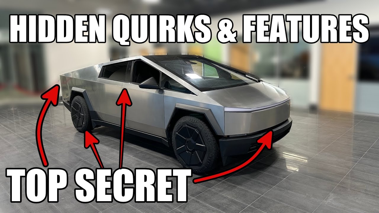 CYBERTRUCK HIDDEN QUIRKS & FEATURES!