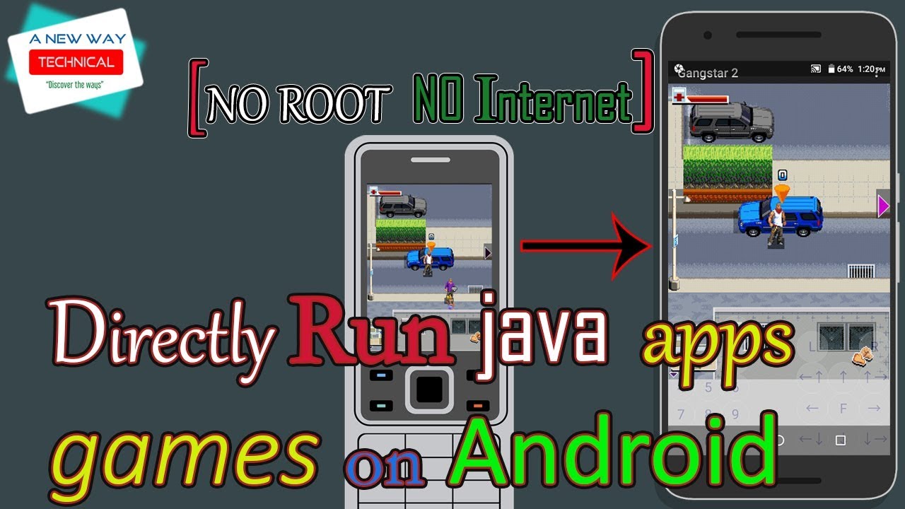Directly Run java apps on android without root or without internet | How to run .jar file on android