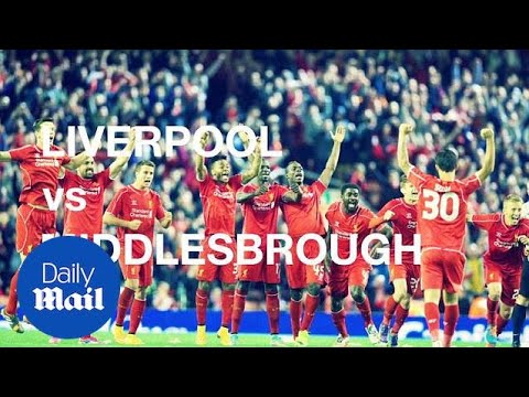 Liverpool vs Middlesbrough pictorial highlights Capital One Cup - Daily Mail