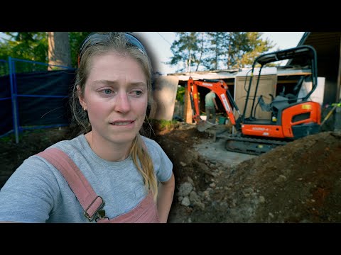 we had to dig up our driveway.. (ep. 70)