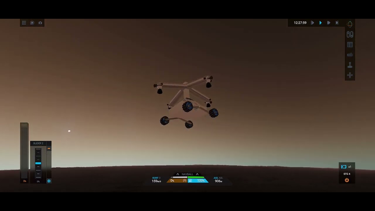 (Juno: New Origins) Rover EDL autopilot test