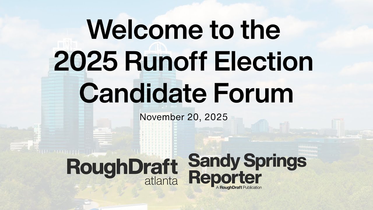 Sandy Springs 2025 Runoff Mayoral Candidate Forum