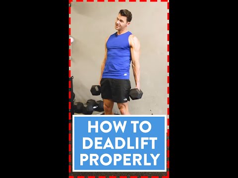 💪 How to Deadlift Properly with Dumbbells | Deadlift Exercise | Dumbbell Deadlift | Joey Thurman Fit