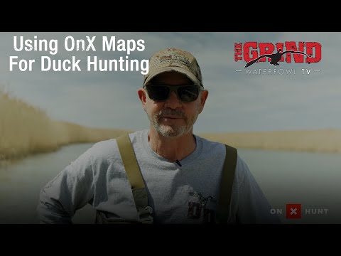 How To Use OnX Hunt Maps For Duck Hunting | The Grind Waterfowl TV