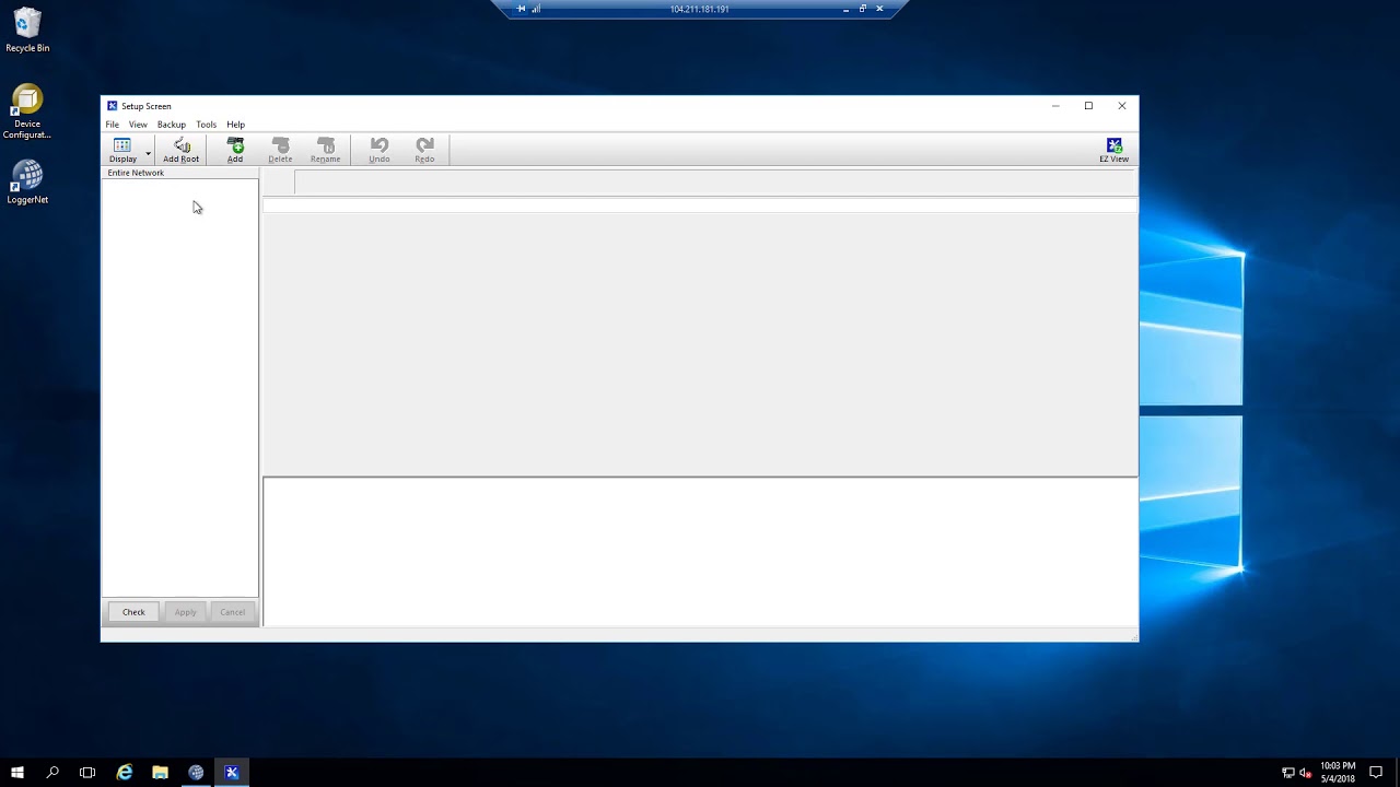 Use Setup Client to Configure Datalogger Connection