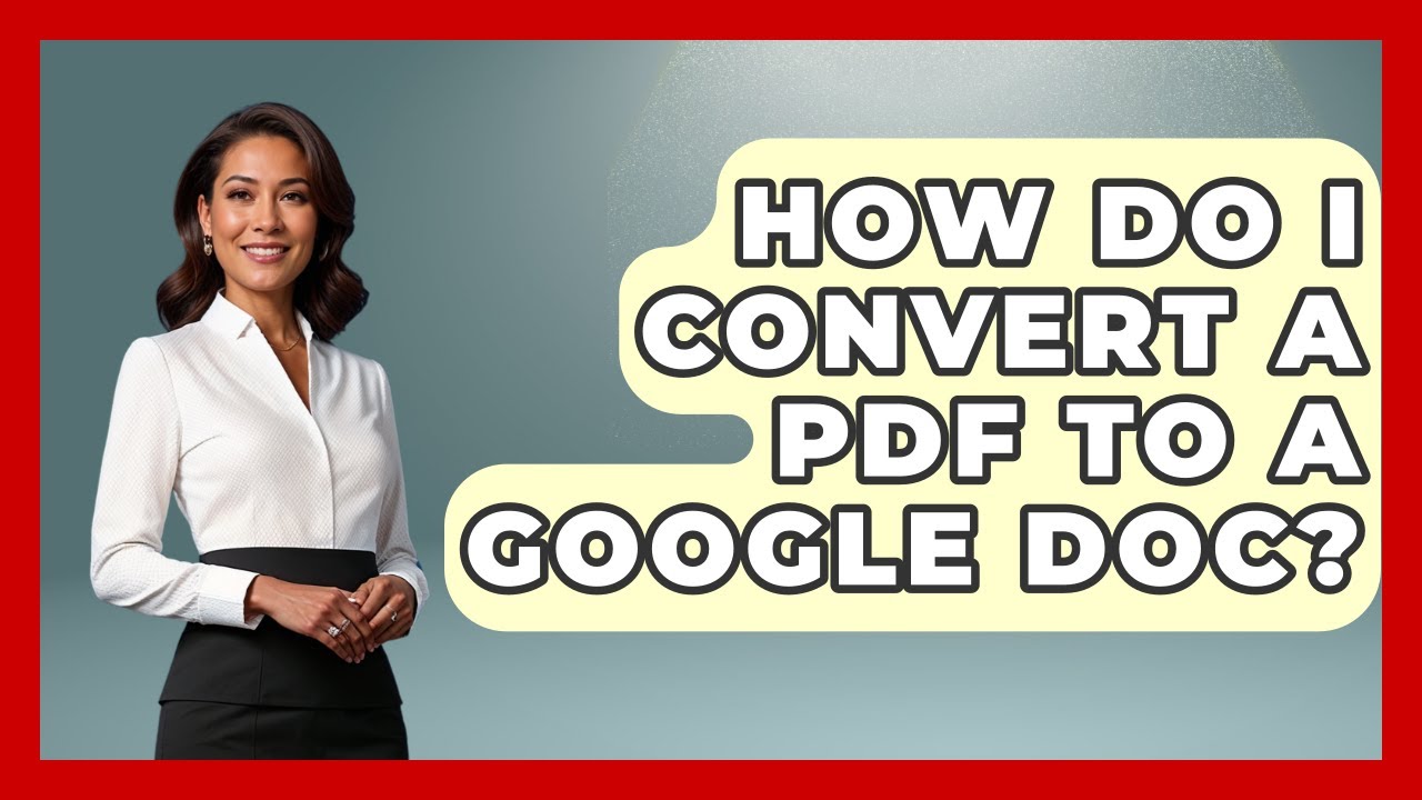 How Do I Convert A PDF To A Google Doc? - High School Toolkit