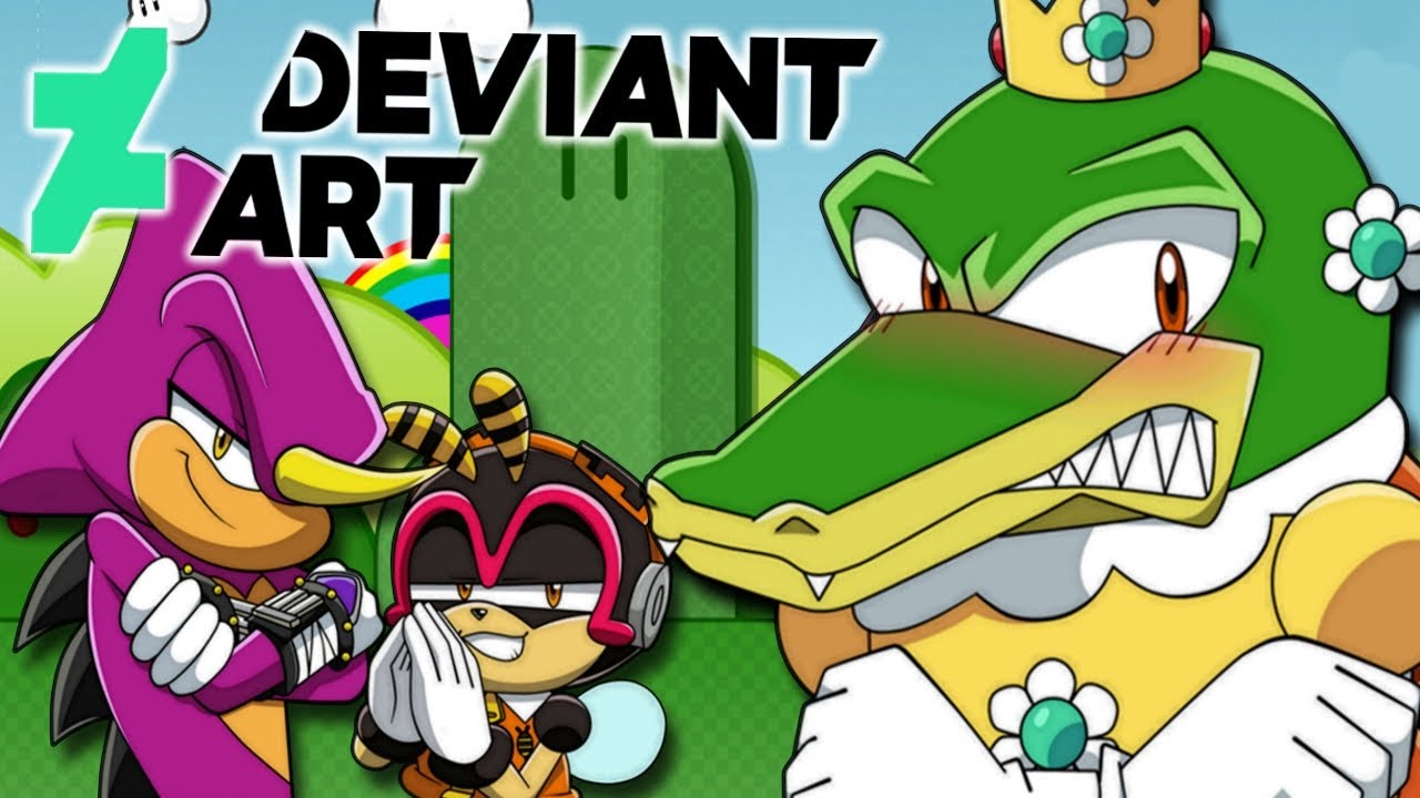 PRETTY PRINCESS VECTOR?! - Sonic & Mario Crossover DEVIANTART