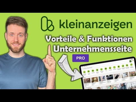 Kleinanzeigen Pro Vorteile & Funktionen | Unternehmensseite einrichten