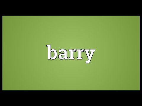 Barry Meaning