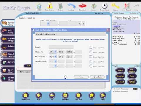FireFly POS Marketing Email and Text Messages