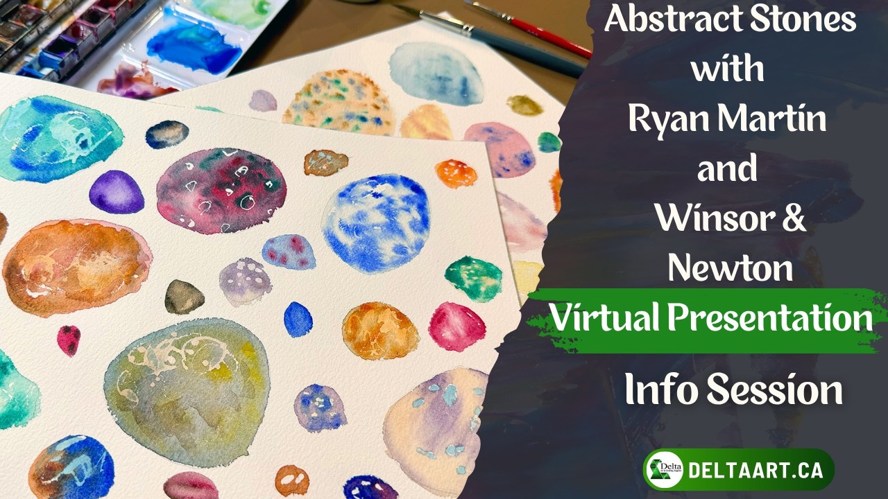 Abstract Stones with Ryan Martin and Winsor & Newton
