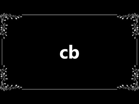 Cb - Definition and How To Pronounce