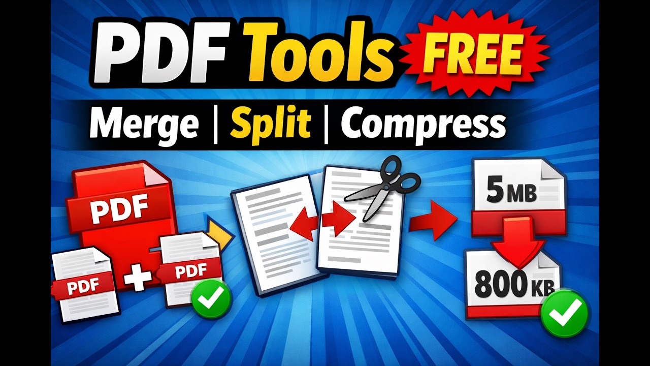 Best FREE PDF Tools Online (Step-by-Step Tutorial)