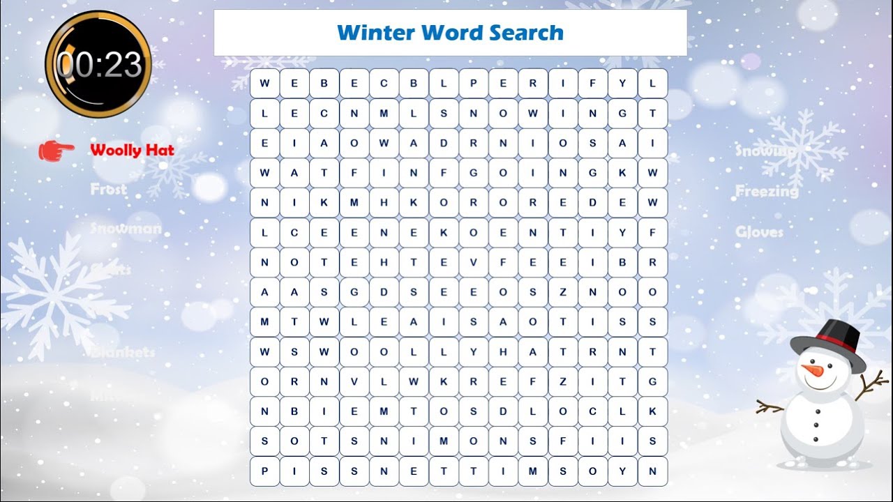 Word Search Puzzle - ActivePresenter