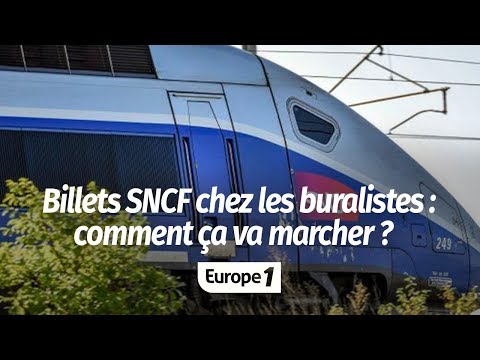 ACHETER SON BILLET DE TRAIN CHEZ UN BURALISTE, COMMENT ÇA VA MARCHER ?