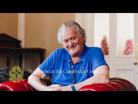 Tim Martin, founder of Wetherspoons, in conversation at the Cambridge ...