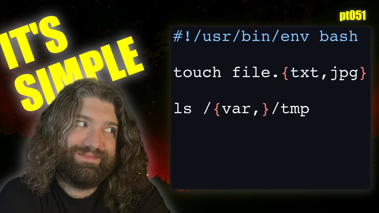 Curly brace expansion in Bash! everything you need to know - You Suck at Programming #051
