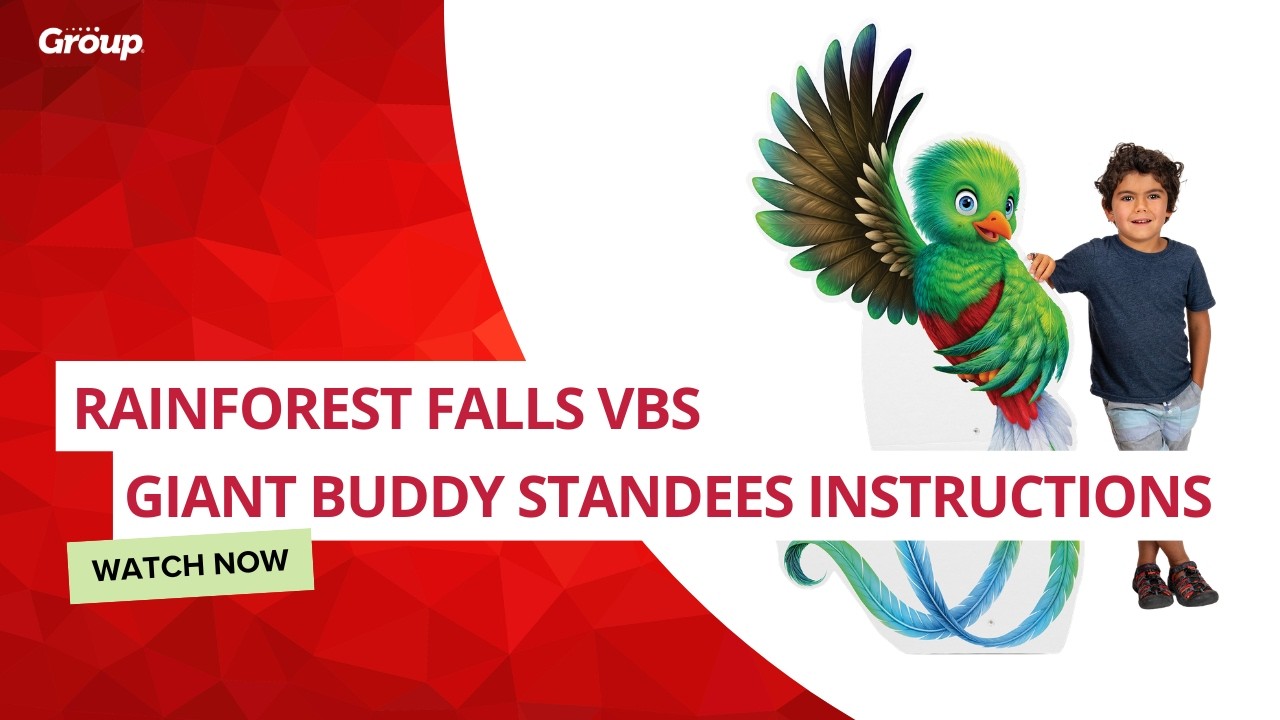 Rainforest Falls | Giant Buddy Standees
