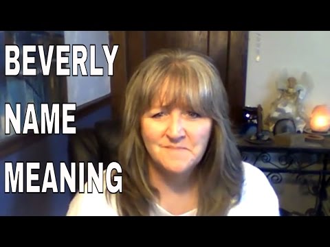 Beverly 1st Name Meaning