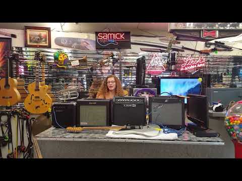 Guitar Amp Test Silvertone, Kustom, Line 6, Fender